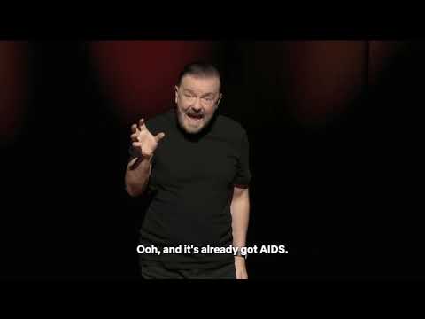 Ricky Gervais - Armageddon - ''Baby's got AIDS'' Joke