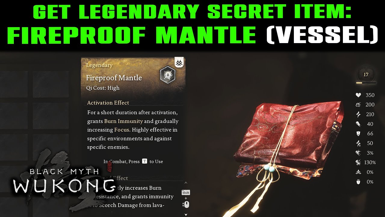 SECRET LEGENDARY ITEM EARLY | Fireproof Mantle Location (Vessel ...