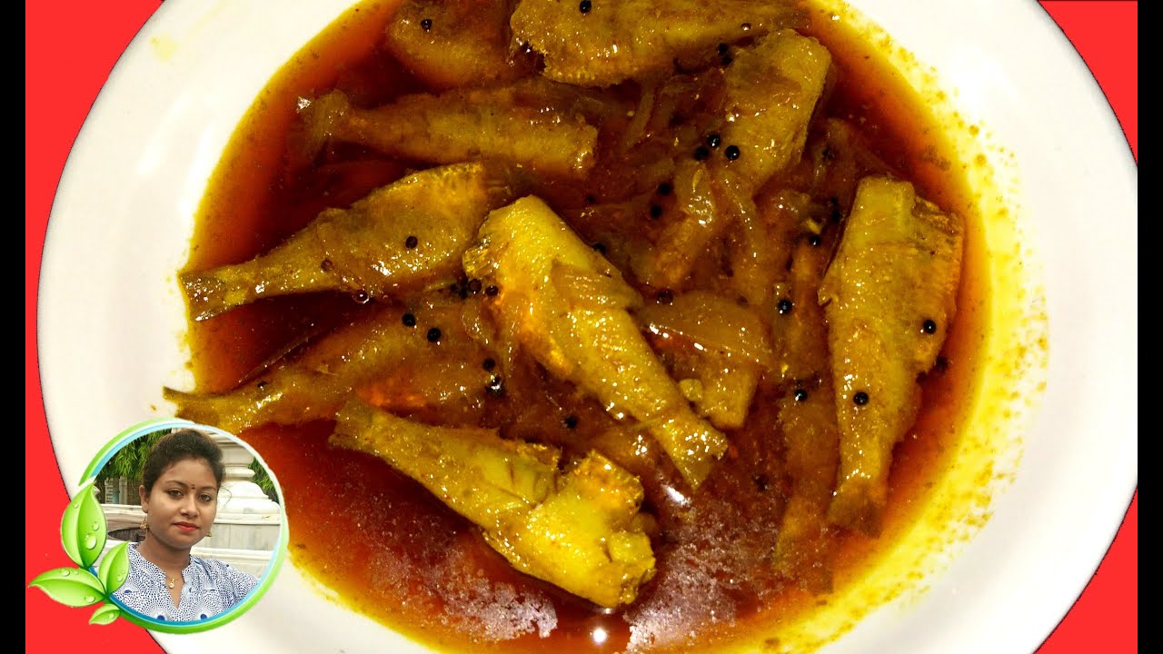 মরোলা মাছের টক রান্না - mourala macher tok recipe - bengali fish recipe ...
