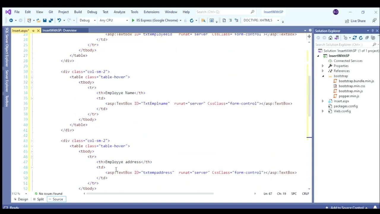Insert Data Using Stored Procedure In Sql With C Storedprocedure Insert Insert Sql