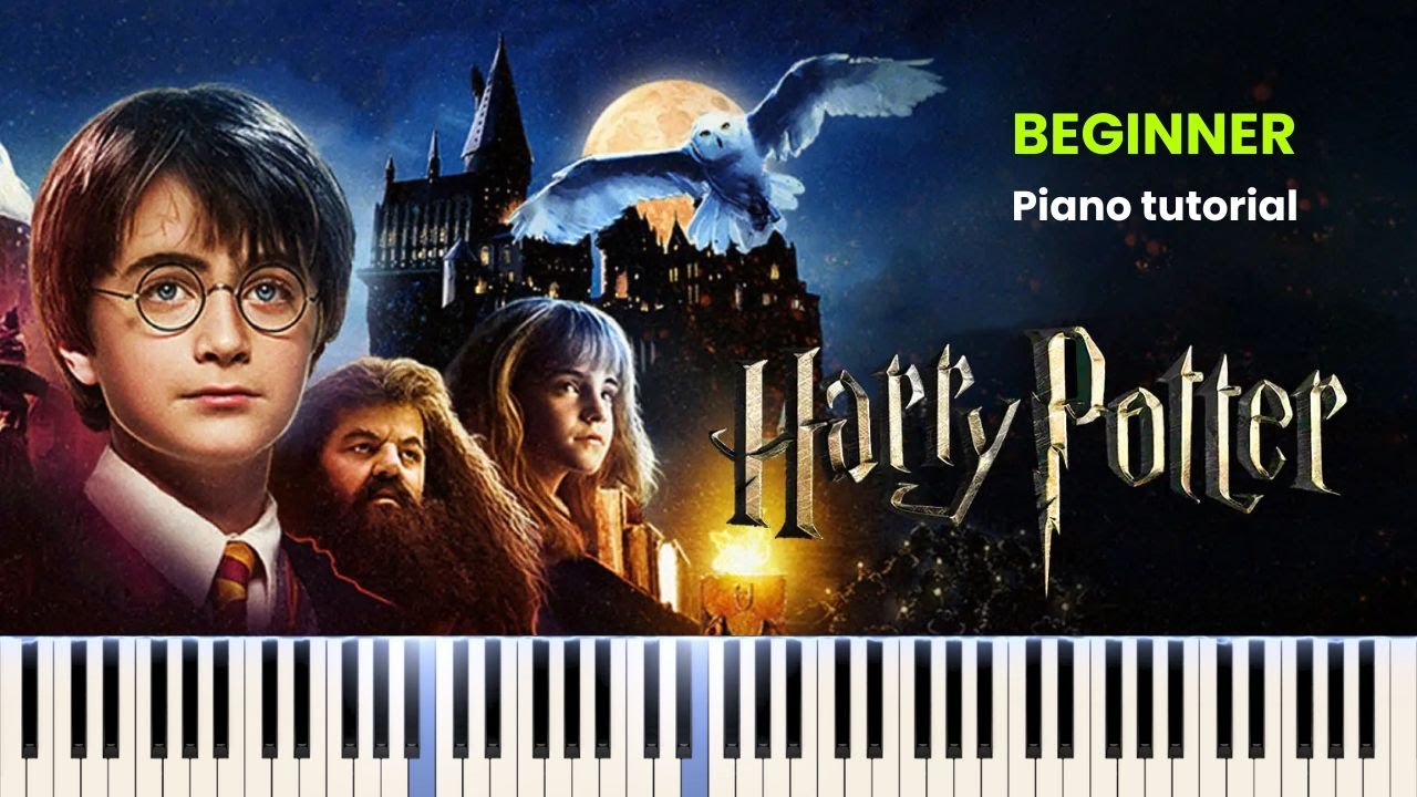 Hedwig's Theme (Harry Potter) - easy piano tutorial - YouTube