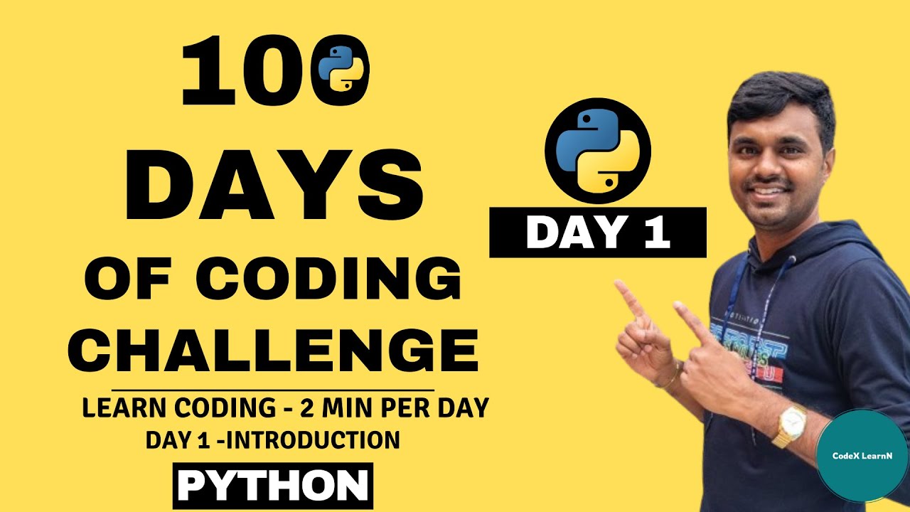 Introduction to Python | Python tutorials for beginners in Tamil | 100 days of Coding Challenge ...