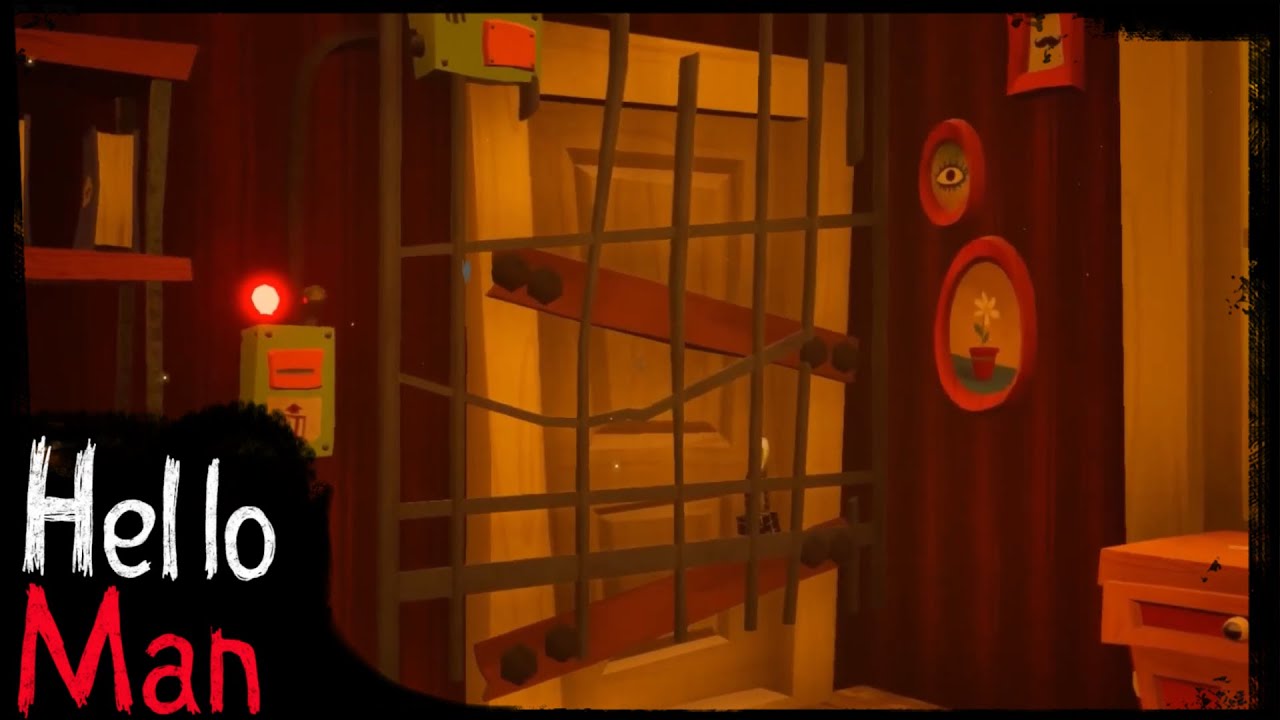 ALL CUTSCENES HELLO MAN- HELLO NEIGHBOR MOD - YouTube