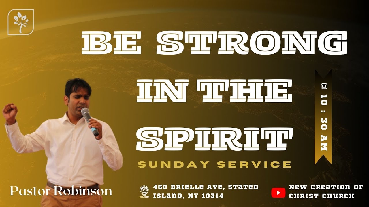 SUNDAY SERVICE || Pastor Robinson || New Creation of Christ Church ...