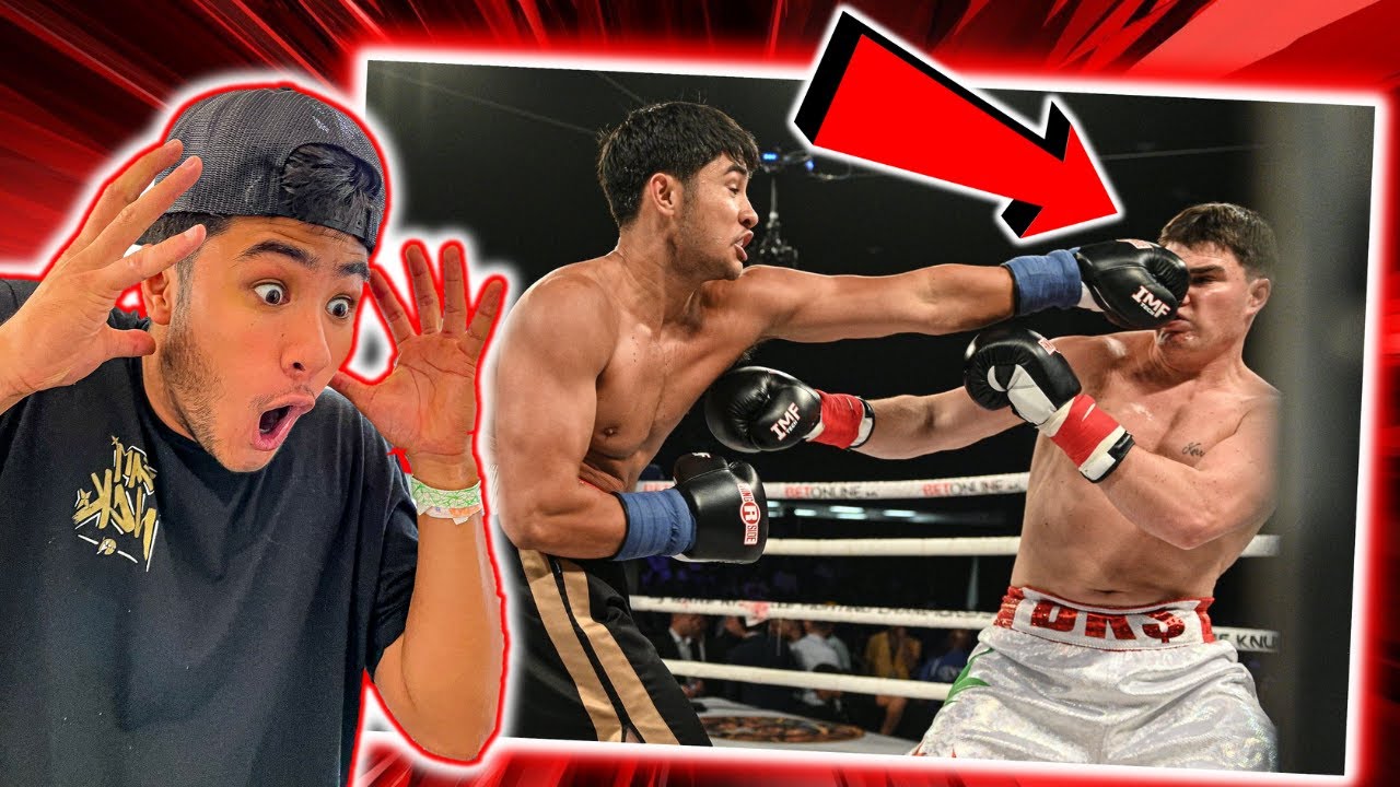 REACTING TO MY BOXING MATCH *Nick Ireland VS DK Money* - YouTube