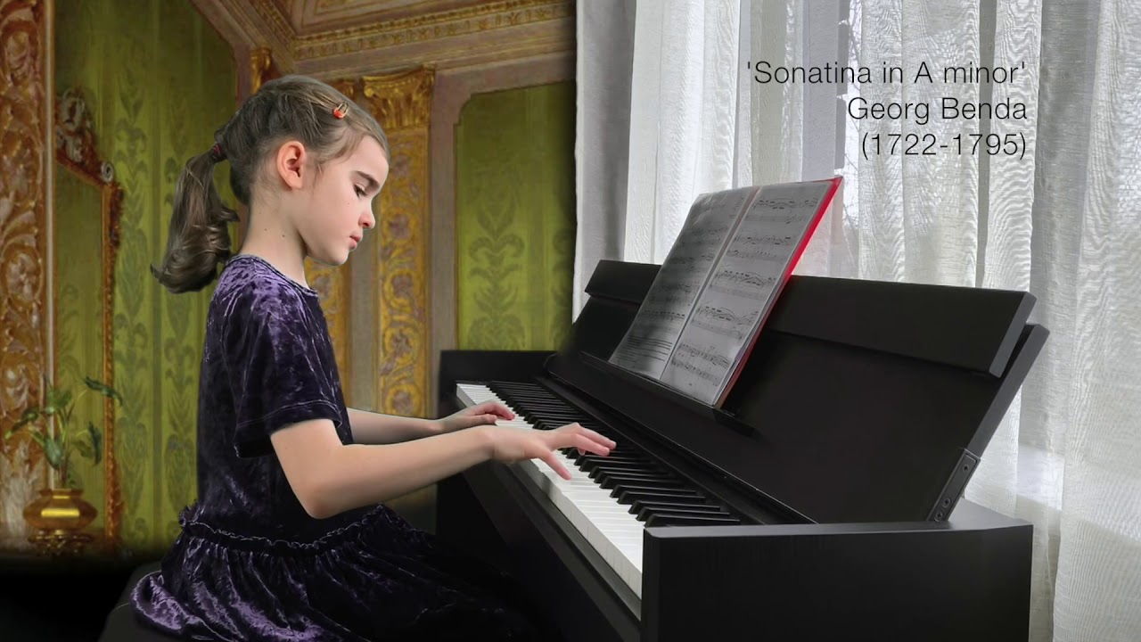 ‘Sonatina in A minor’ by Georg Benda. ABRSM Piano Grade 4. - YouTube