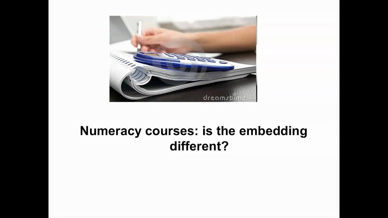 Embedding Numeracy - YouTube
