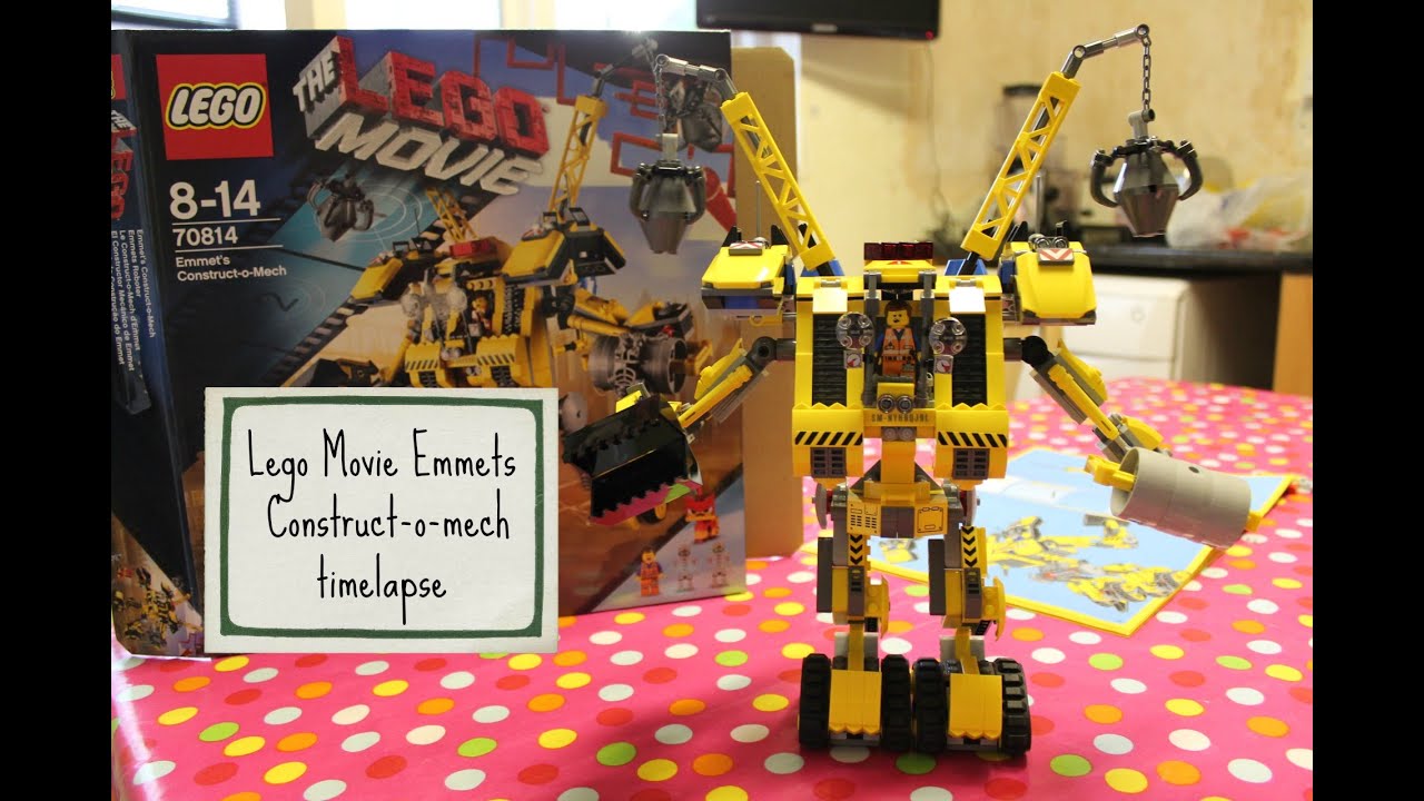 Lego Movie Emmets Construct-o-mech Timelapse | ThatsHollysWorld - YouTube