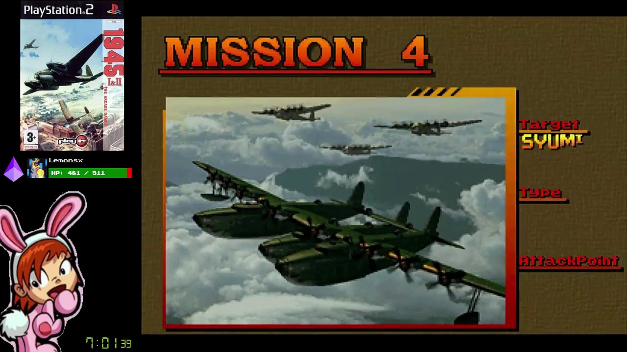 1945 II (PS2) - Full Playthrough (Difficulty 4) - YouTube