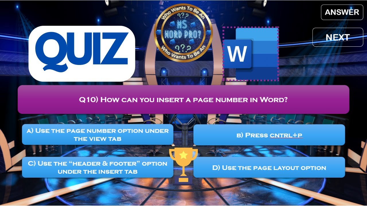 Lets Try MS Word Quiz Game | #wepptutorials #mswordquiz #quizgames # ...