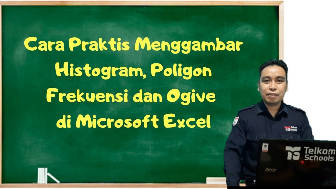 15 Menit Cara Praktis Membuat Histogram Poligon Frekuensi Dan Ogive Di