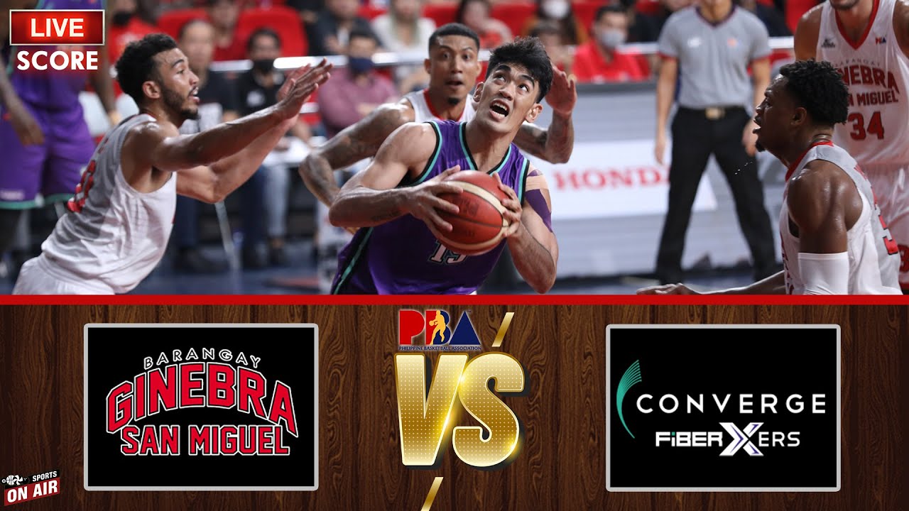 🔴 PBA LIVE SCORE: GINEBRA VS CONVERGE | FREE ENDING l GOVERNORS CUP ...
