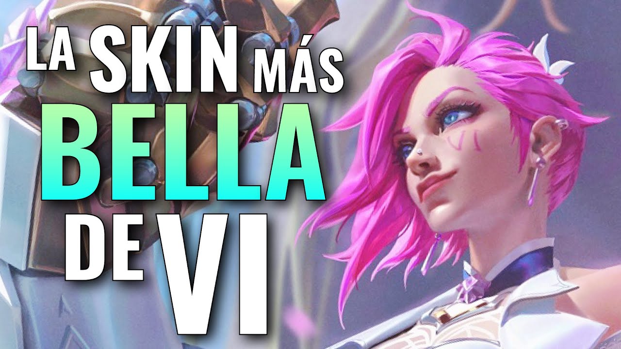 Así luce la NUEVA SKIN de VI ROSA DE CRISTAL | Wild Rift - YouTube