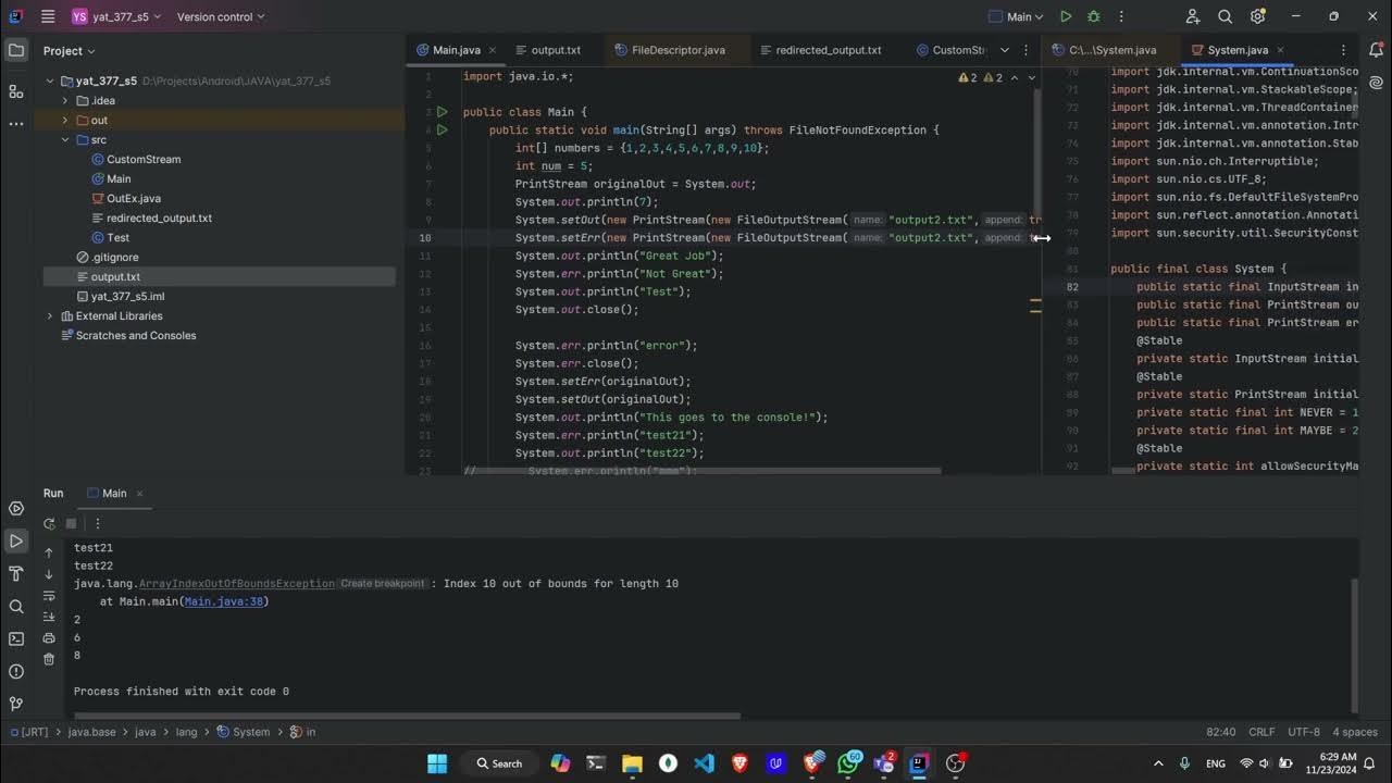 printStackTrace Solution - YouTube