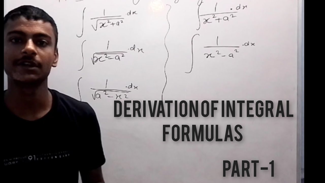 Derivation of integral formulas part-1 || neutral one || - YouTube