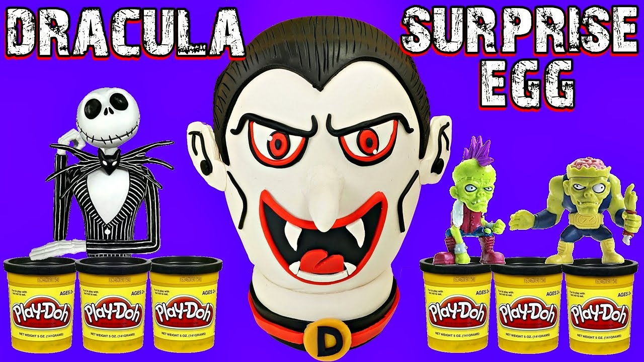 GIANT VAMPIRE PLAY DOH SURPRISE EGG DRACULA - YouTube