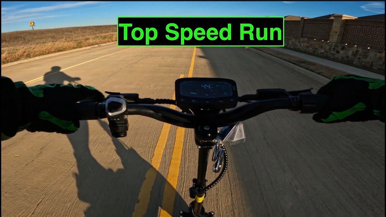 Solar Scooter P1 Pro Top Speed Ride and Malfunction - YouTube