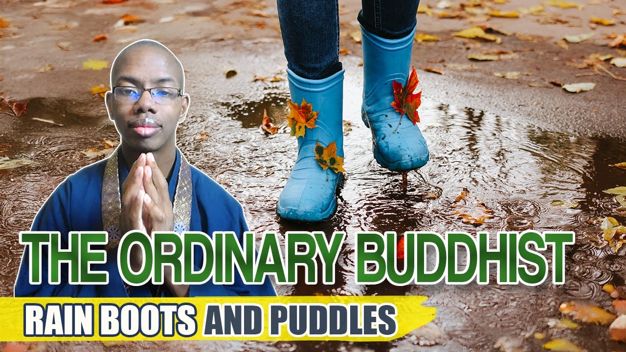 The Ordinary Buddhist: Rain Boots and Puddles - YouTube