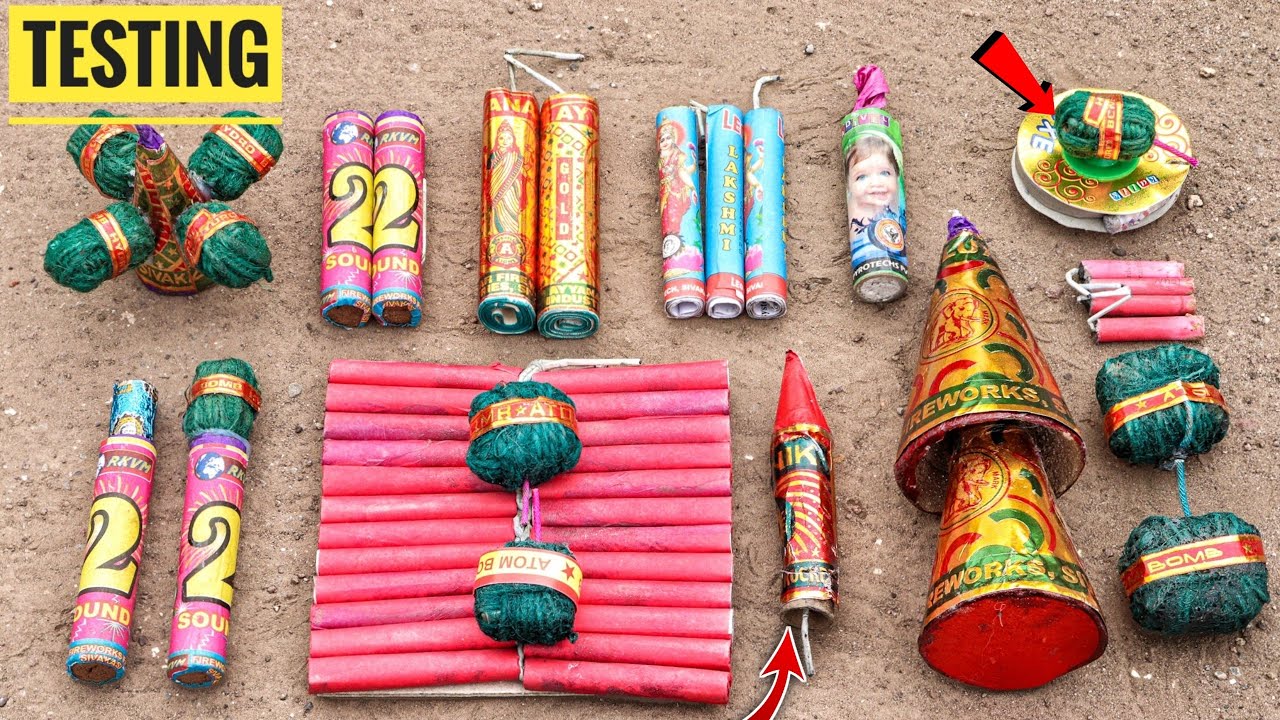 Diwali Crackers Testing 2024 | Patakhe Testing Video | Fireworks ...