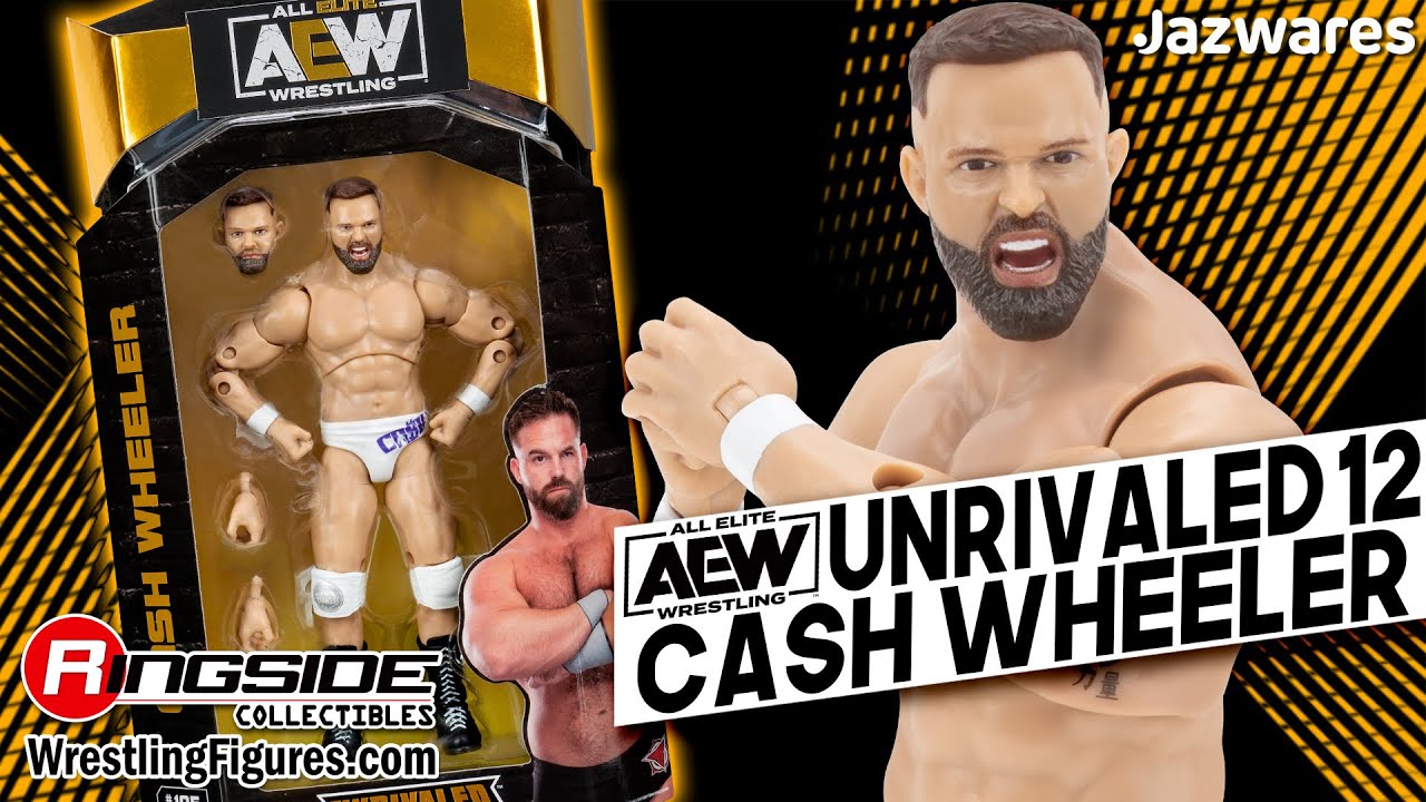AEW Figure Insider: Cash Wheeler - Jazwares AEW Unrivaled 12 Wrestling ...