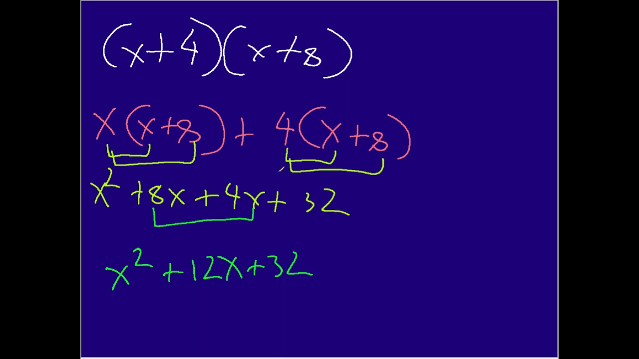 Multiplying Binomials - YouTube