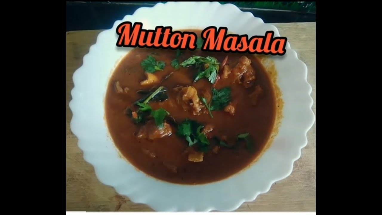 Spicy Mutton Masala / Gravy / Curry / Kulambu - Mutton Recipe in Tamil ...