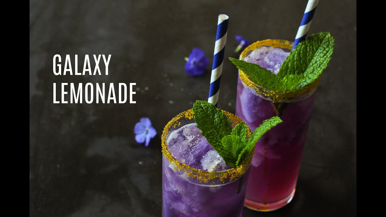 How to Make a Galaxy Lemonade - YouTube