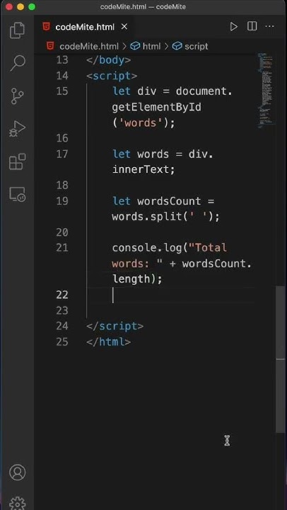 Word Counter Using Javascript Youtube 