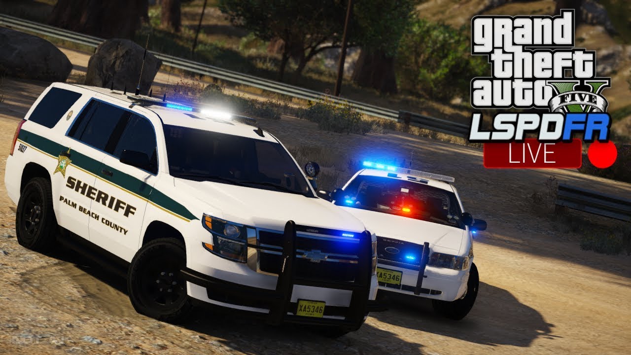 GTA 5 LSPDFR LIVE - Day 116 | Palm Beach County Sheriff | LSPDFR ...