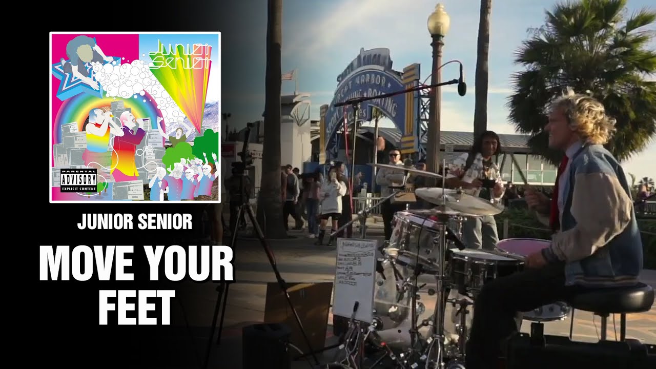 Junior Senior - Move Your Feet | Drum Cover in Santa Monica - YouTube