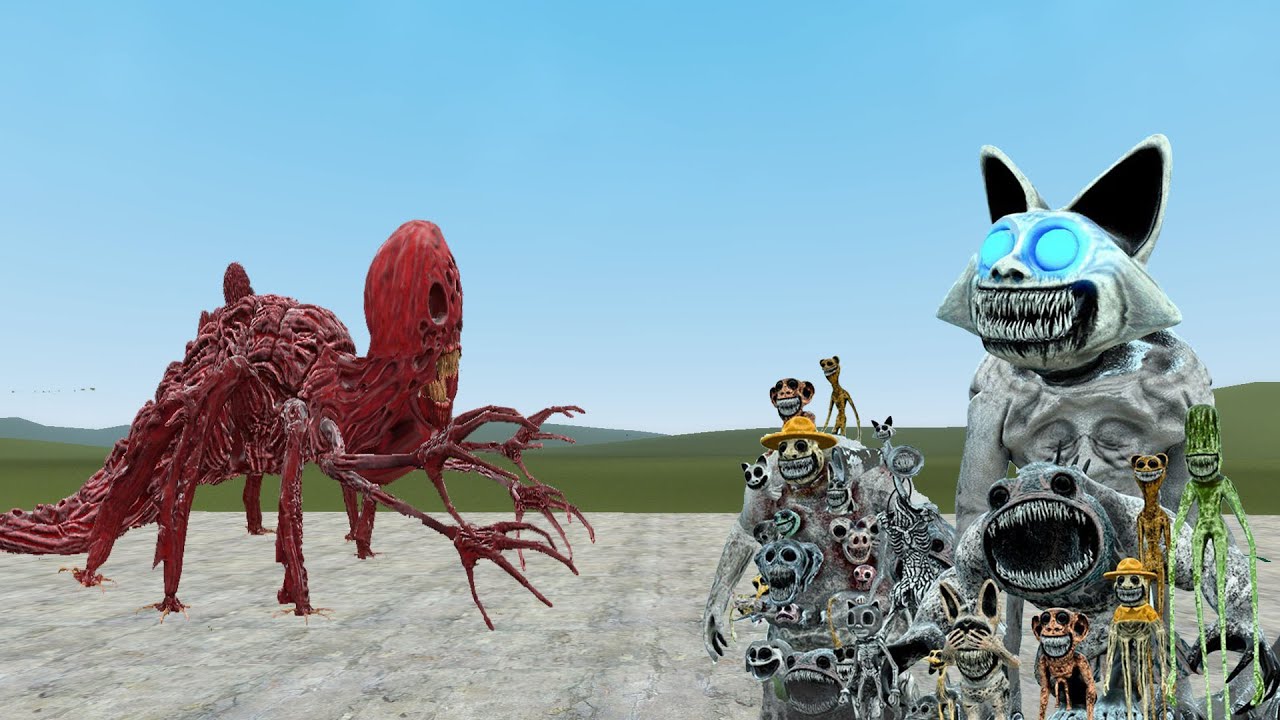 THE WAR OF THE MONSTER PARASITE TITAN AND THE MONSTER ZOONOMALY WHO ...