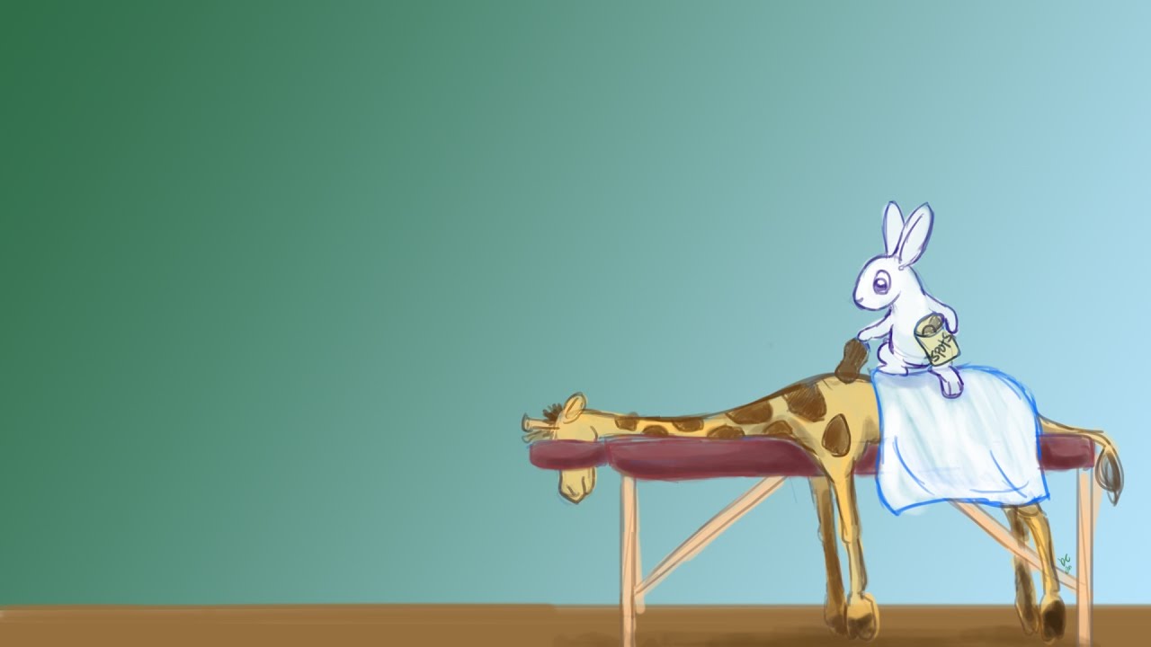 The Tic Bunny Introduces The Evil Giraffe! - YouTube