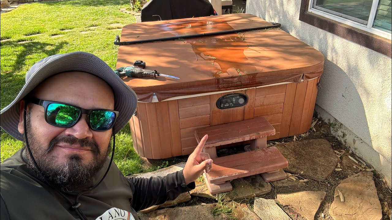 HOT TUBE REMOVAL AND SO MUCH MORE WITH THE YEE YEEEEEEEEEEEEEE… - YouTube