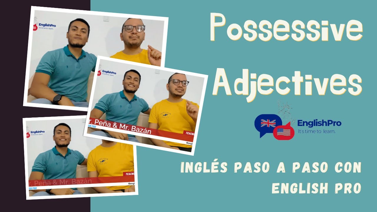 POSSESSIVE ADJECTIVES / ENGLISH PRO / BASIC LEVEL - YouTube