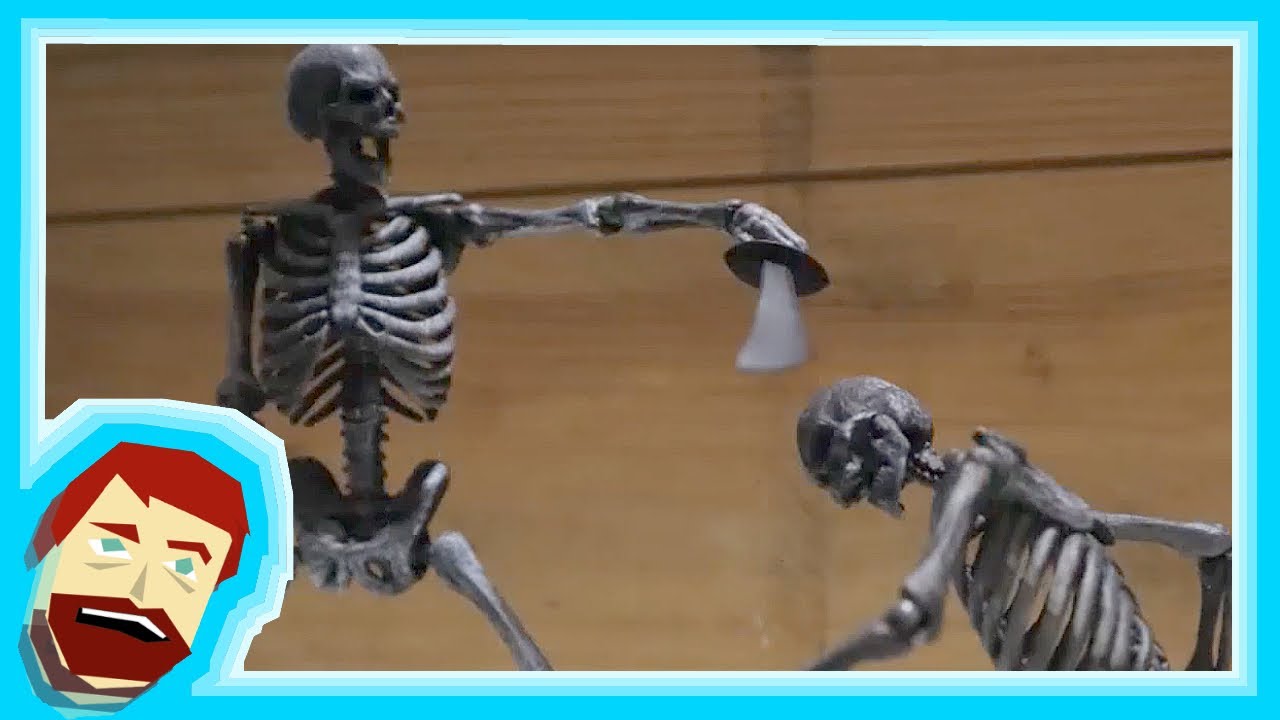 Will Sneaky Skeleton Win? | Stop Motion Short - YouTube