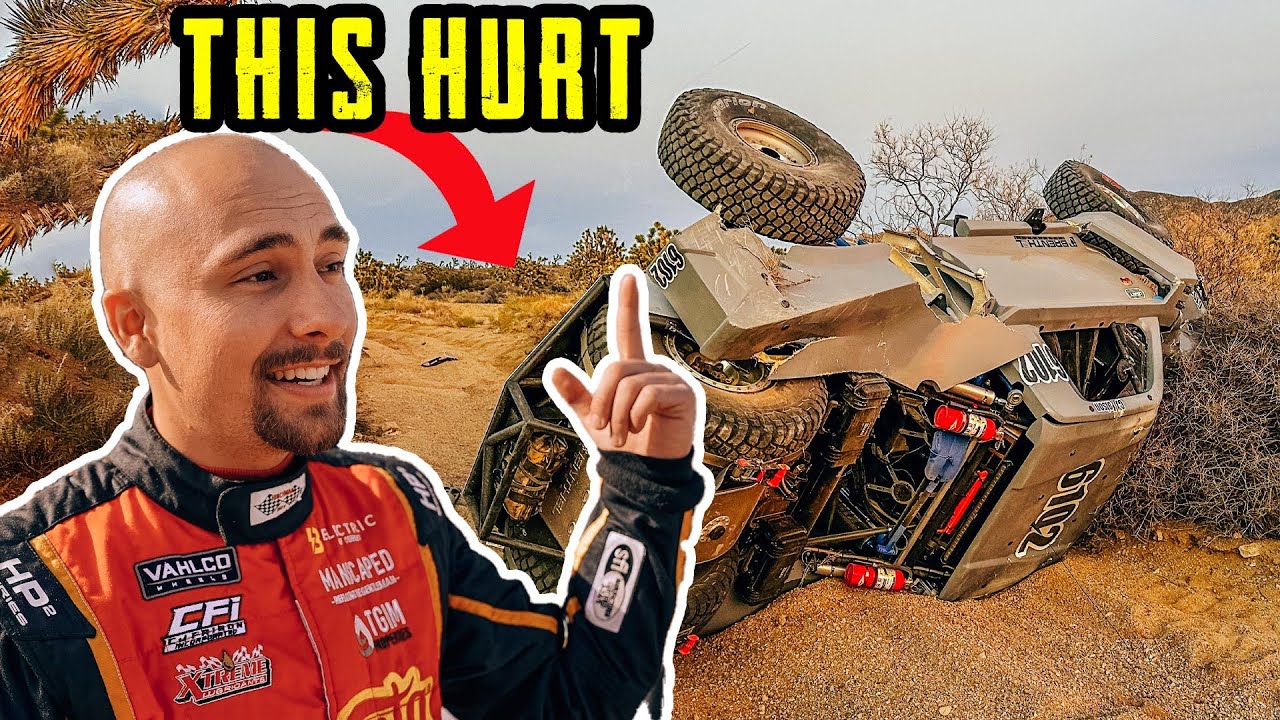 INSANE TROPHY TRUCK WRECK + FULL RACE DAY DOCUMENTARY - YouTube