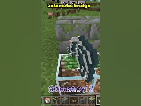 automatic bridge Minecraft viral tik tok hack #beastroy %Short - YouTube