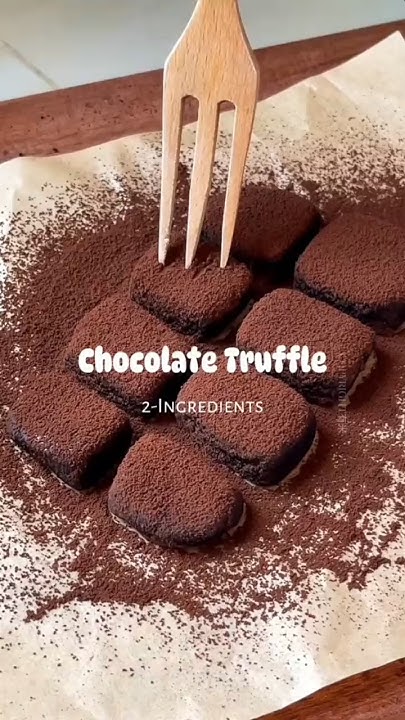 tutorial bikin cemilan chocolate truffle - YouTube