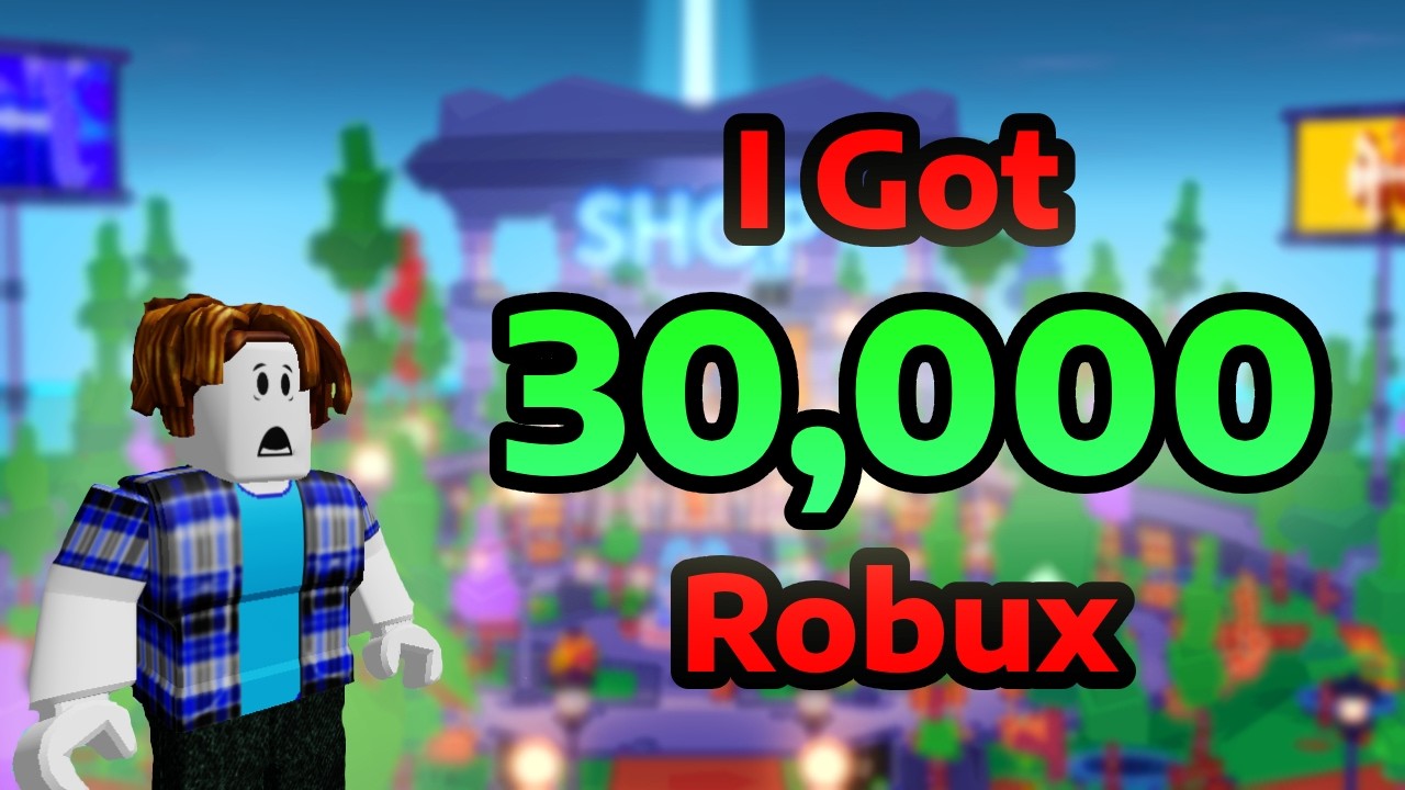 I GOT 30,000 ROBUX ON STREAM - YouTube