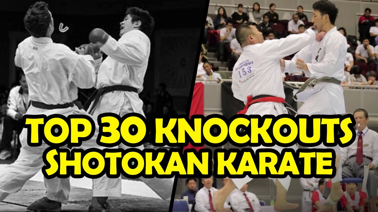 Top 30 Best Shotokan Karate Knockouts - YouTube