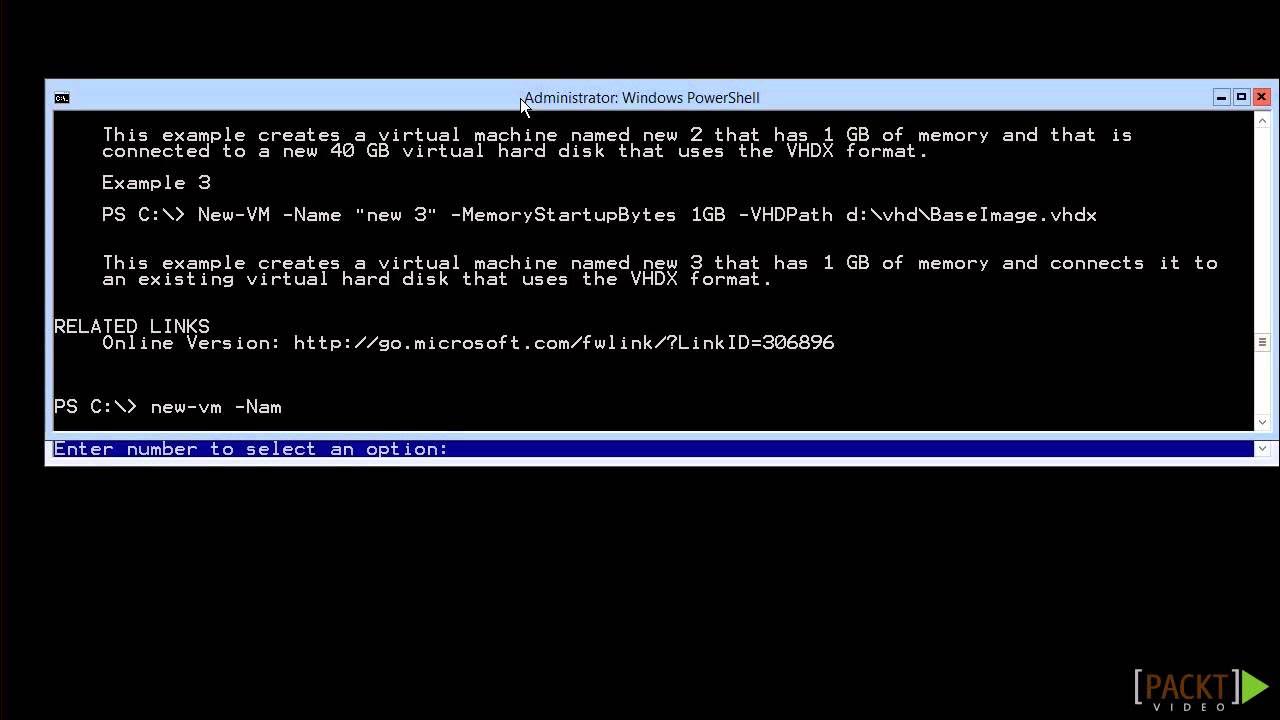 Hyper-V Server 2012 R2 Tutorials: Virtual Machines (PowerShell) | packtpub.com - YouTube