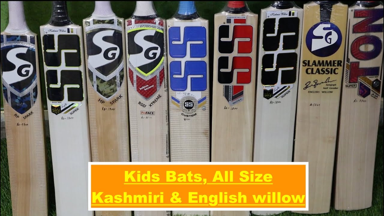 Kids Best Bats Available 4 No, 5 No. & 6 No. - YouTube