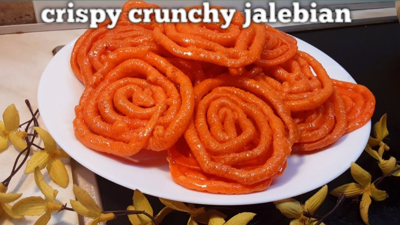 crispy crunchy jalebian recipe/ galebian recipe in urdu_ hindi - YouTube