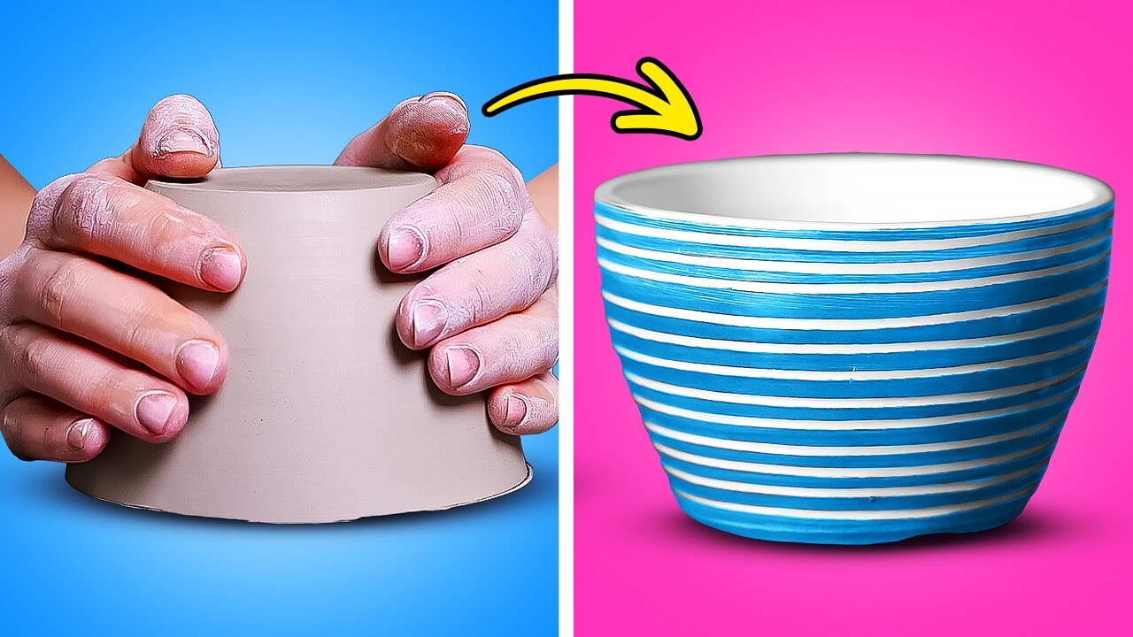10+ Awesome Clay Crafts And Amazing Clay Pottery Making From ...