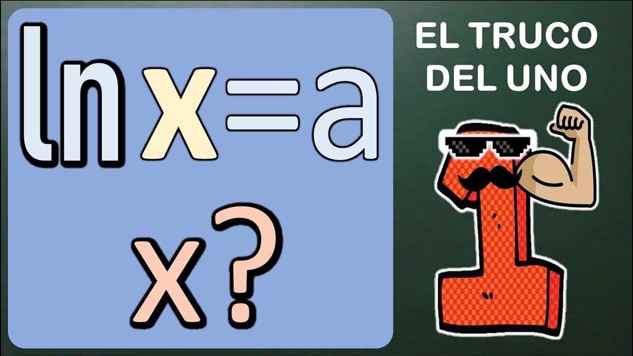 HALLA EL VALOR DE X. Ecuación logarítmica. Logaritmo neperiano. - YouTube