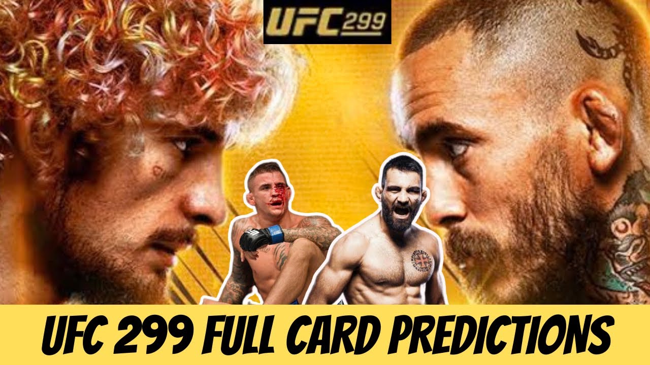 Full Card Predictions | Fight breakdowns | UFC 299 [हिंदी में] - YouTube