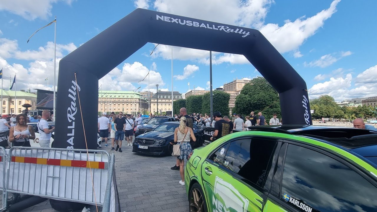 Stockholm Norrbro live Nexusball start 2023 - YouTube