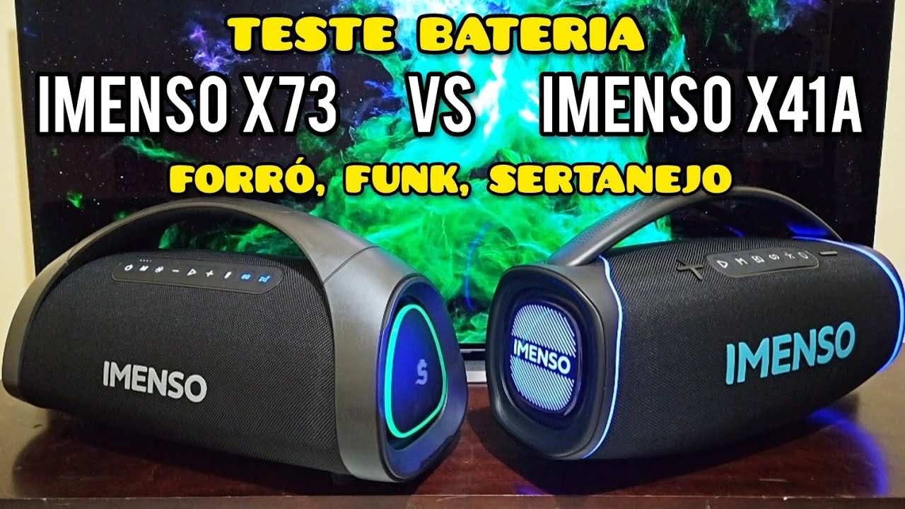 IMENSO X73 VS IMENSO X41A E A BATERIA PRIMEIRAS IMPRESSÕES - YouTube