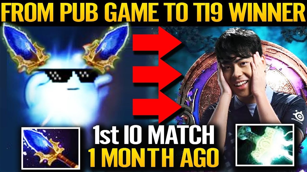 ANA First Match As IO - Game 1 Month Ago Prepare For TI9 Dota 2 Carry ...