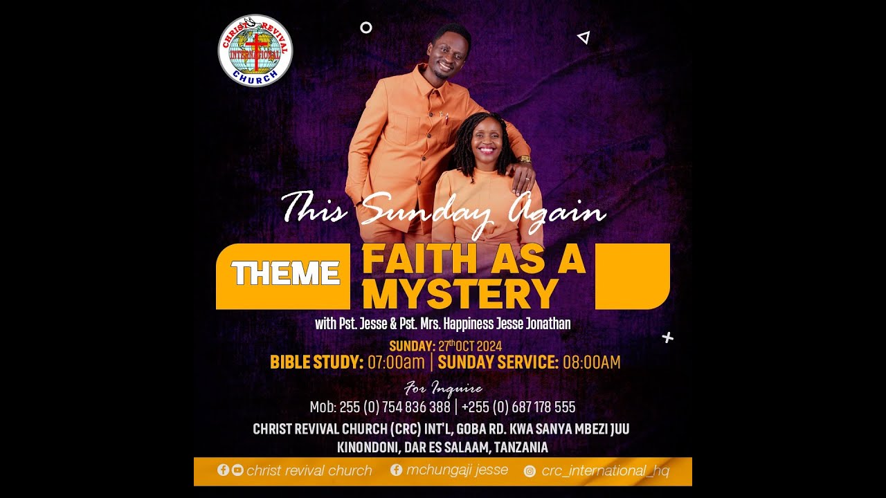 SUNDAY SERVICE | HATUA 4 ZA KUZINGATIA ILI IMANI YAKO IKUZALIE MATUNDA ...